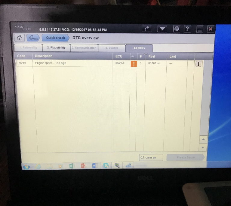 PACCAR Davie 4 – Diesel Diagnostic Equipment
