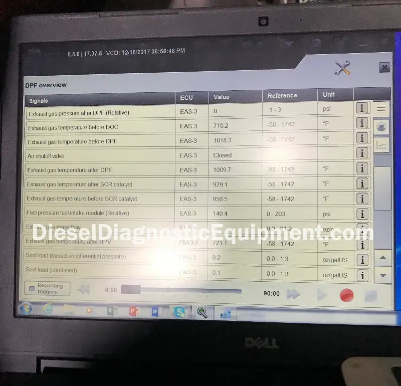PACCAR Davie 4 – Diesel Diagnostic Equipment